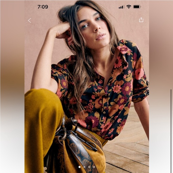Sezane | Tops | Sezane Pierro Shirt | Poshmark